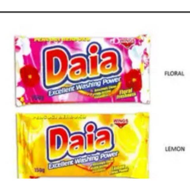 DAIA DETERGENT BAR FLORA / LEMON 3 X 150GM
